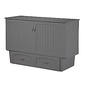 AFI Nantucket Murphy Bed Chest, Twin, Grey