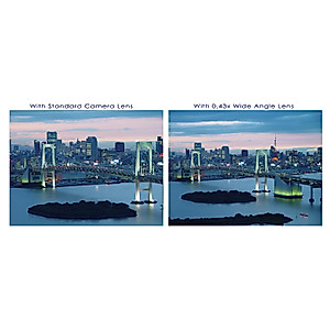 0.43X High Definition Super Wide Angle Lens w/Macro Compatible with Panasonic Lumix DMC-LX100 + Filters
