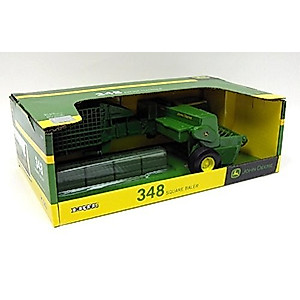 ERTL John Deere 348 Square Baler And 4 Bales (1:16 Scale)