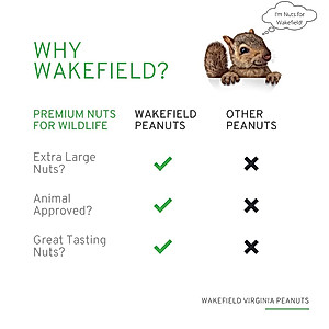 Wakefield Extra Large Virginia Peanuts for Animals, 25 LBS