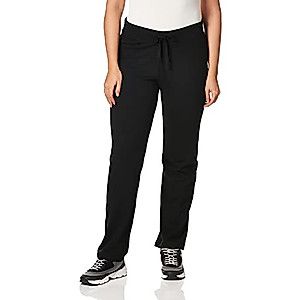 Hanes Women's French Terry Pant, Black, Large