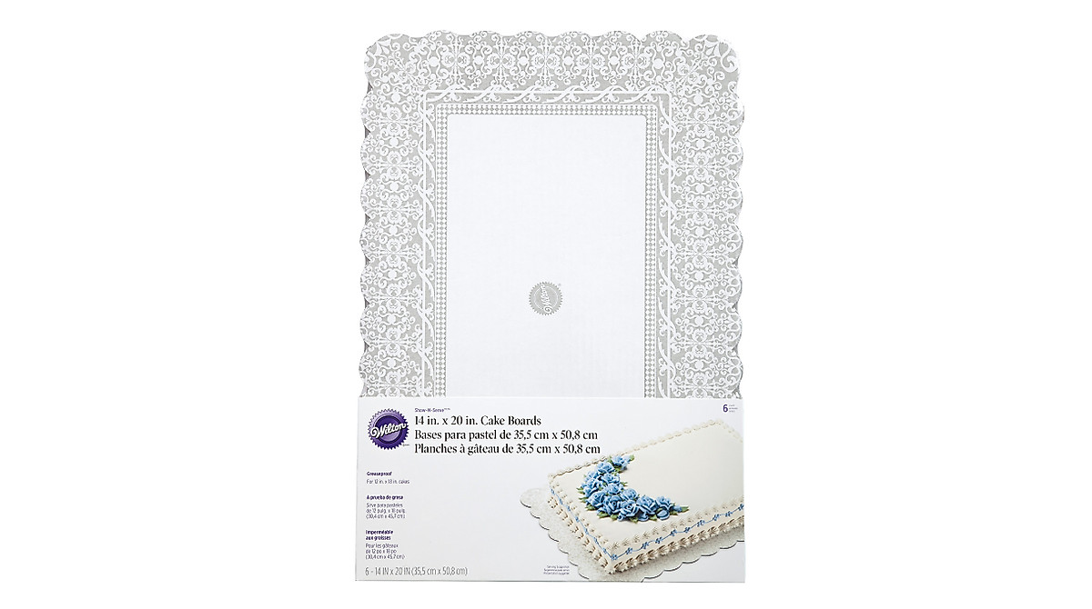 Wilton Cake Boards Set of 6 - Perfect for 12x18 Cakes