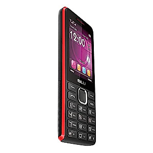 BLU Tank II T193 Unlocked GSM Dual-SIM Cell Phone w/Camera and 1900 mAh Big Battery - Unlocked Cell Phones - Retail Packaging (Red)