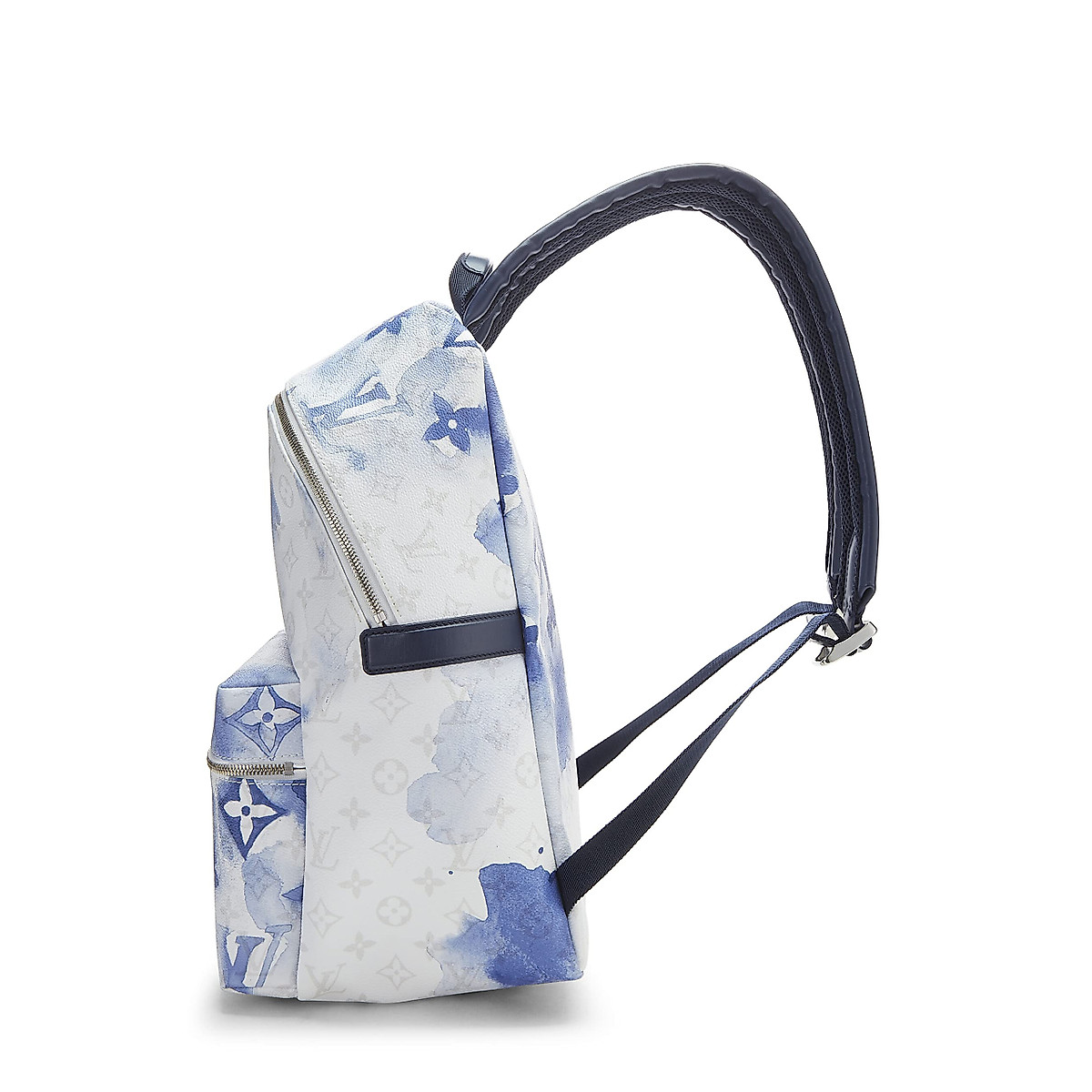 Louis Vuitton, Pre-Loved Blue Watercolor Monogram Canvas Discovery Backpack, Blue