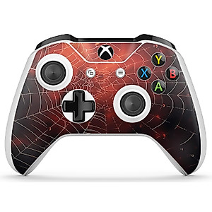 2 x Spider Controller Skins Compatible with Xbox One S Full Wrap Vinyl Sticker