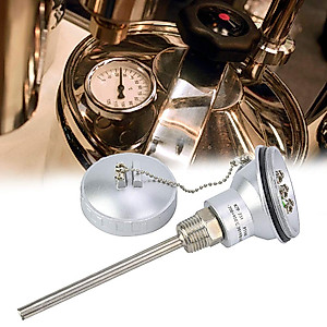 1/2" NPT Thread Thermocouple Terminal Head RTD PT100 Stainless steel Temperature Sensor Probe (100mm)