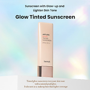 heimish Artless Glow Tinted Sunscreen Shine Beige SPF50+ PA+++ | natural tone correction, glowing, moisturizing, sun protect