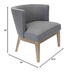 Boss Office Products (BOSXK) Ava Drift Accent Chair, Slate Grey