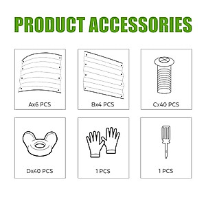 SnugNiture Galvanized Raised Garden Bed, 4x2x1ft Oval Metal Planter Box for Planting Outdoor Plants Vegetables