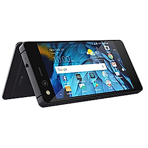 ZTE Axon M Z999 Unlocked GSM Smartphone w/ 20MP Camera and Foldable Dual Screens (for Multi-Tasking) - Carbon Black