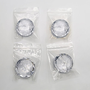 luzen 8Pcs Acrylic Diamond Shape Place Card Holders Wedding Decoration Table Number Card Holder Name Card Picture Memo Note Photo Display Stands Holder for Wedding Birthday Party Favor, Clear