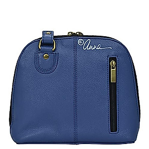 Anna by Anuschka Small Multi Compartment Zip-Around Organizer, Butterfly Mosaic