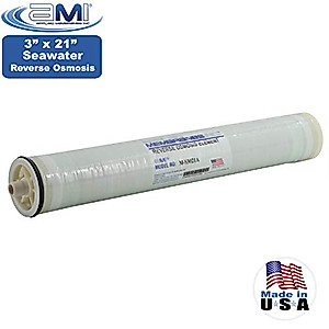 APPLIED MEMBRANES INC. 3" x 21" Seawater Desalination Reverse Osmosis Membrane | for Sea Recovery Watermaker Systems | Replaces 2724011233