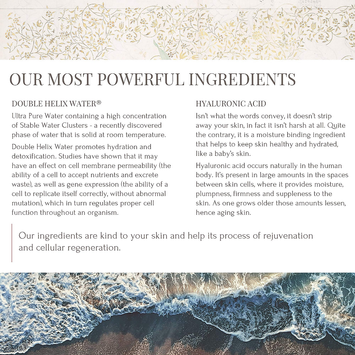 Martine: Pure & Simple Facial Mist Spray to Hydrate, Tone, and Soften Skin, Setting Spray Made With Double Helix Water. (4 oz)