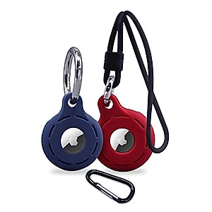 Apple Airtag Holder 2 Pack Washable, Shockproof, Dustproof, Scratch Resistant, Easy to Clean Protective Case with Accessories for Wallet, Luggage, Cat, Dog Colar, Pets and Key Finder | 2 Colors