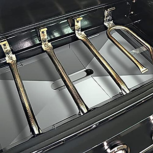 Grease Tray for Gas Grill with Catch Pan, Universal 24" - 30" Adjustable Stainless Steel Grill Grease Tray Replacement Parts for Dyna Glo, Nexgrill, Backyard, Expert, BHG, Kenmore and More Brand Grill