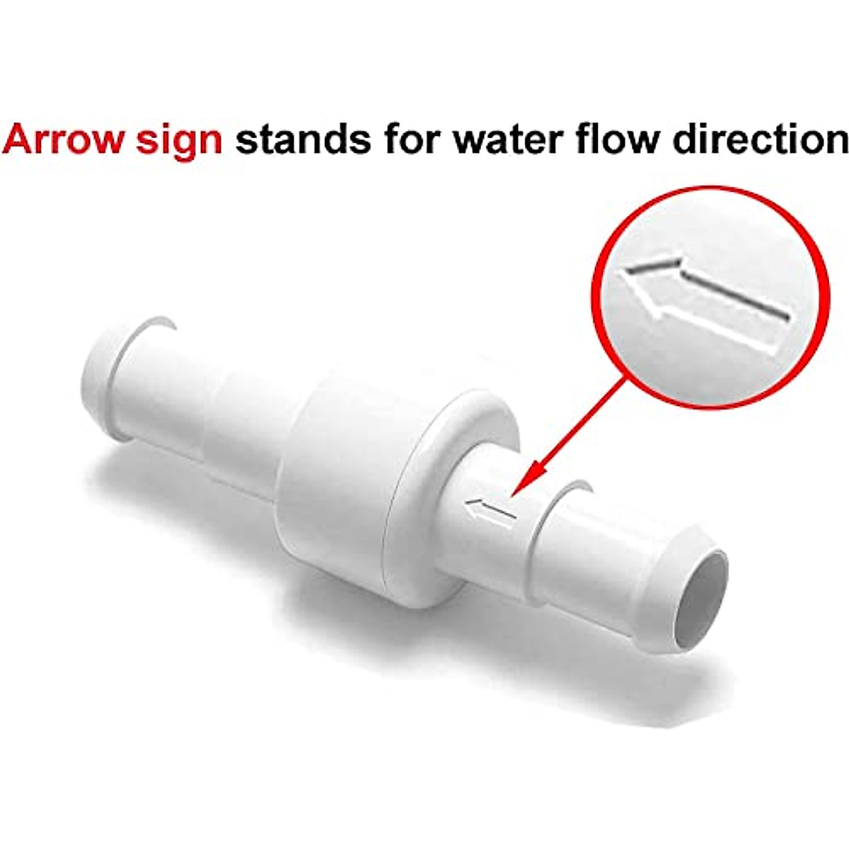 ATIE Pool Cleaner Feed Hose Swivel Compatible with Pentair Kreepy Krauly Legend Letro Platinum Pool Cleaner Feed Hose Swivel ED05 White (3 Pack)