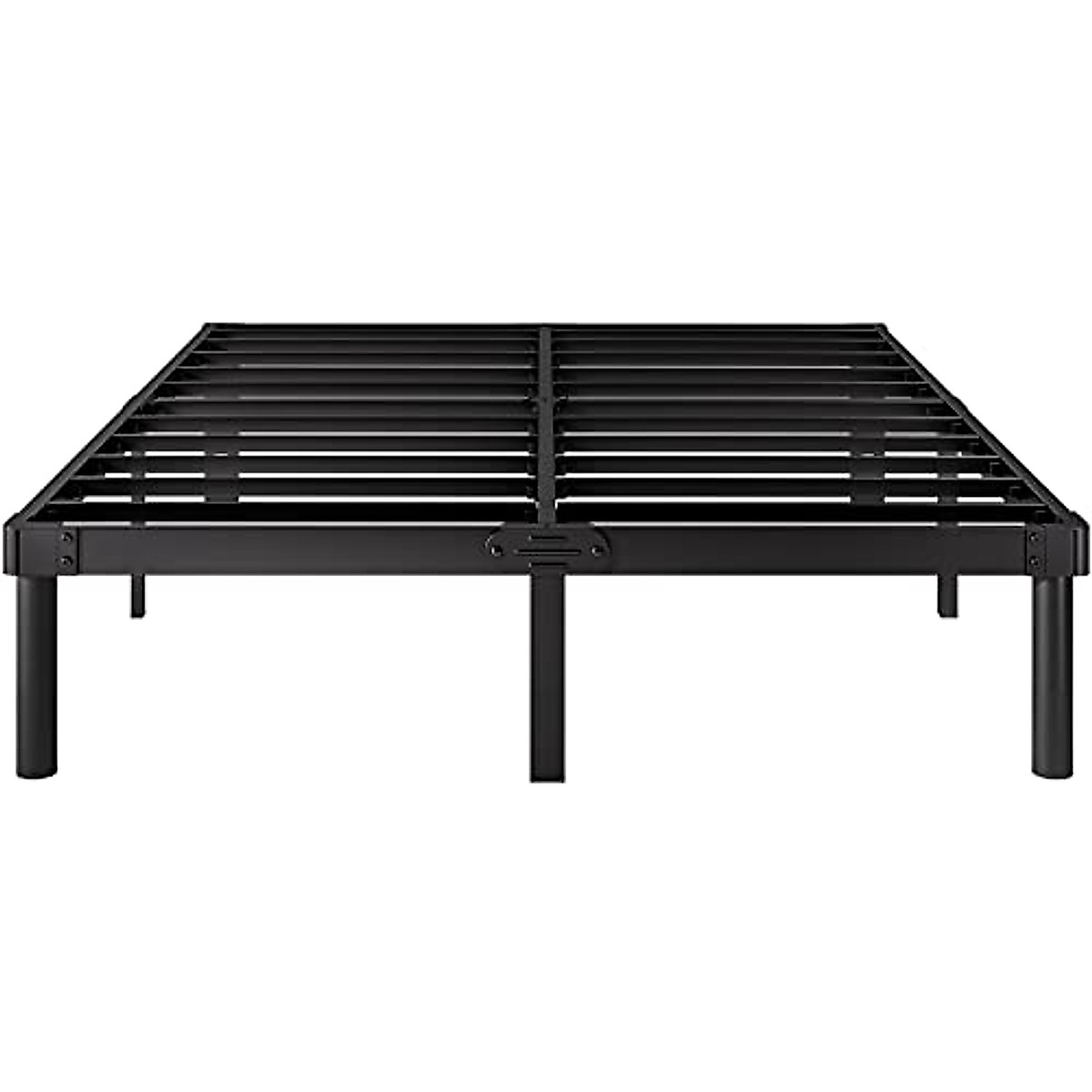RLDVAY King-Bed-Frame, 12 Inch Metal-Bed-Frame-King, Heavy Duty Platform King Size Bed Frame No Box Spring Needed, Easy Assembly, Noise Free, Black