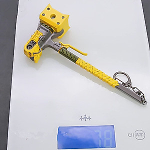 5.90" Games Caustic Heirloom Death Hammer Skeleton Metal Model Gift Desk Decoration