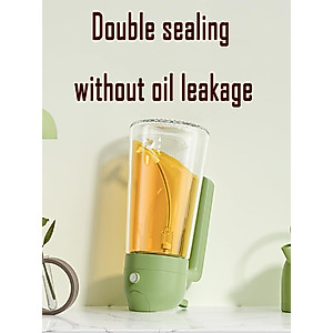 NIKKIER Oil Sprayer for Cooking,470ml Olive Oil Spritzer,Oil Sprayer for Air Fryer, Salad,BBQ,Roasting