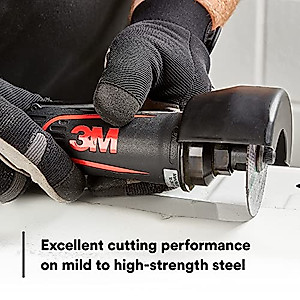 3M Cubitron II Cut-Off Wheel 33467, High Performance, Fast Cutting, Long Lasting, 4-1/2 in x 0.04 in x 7/8 in, 5 Wheels/Carton