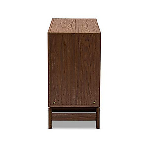 Baxton Studio Chests, Walnut/White/Gray