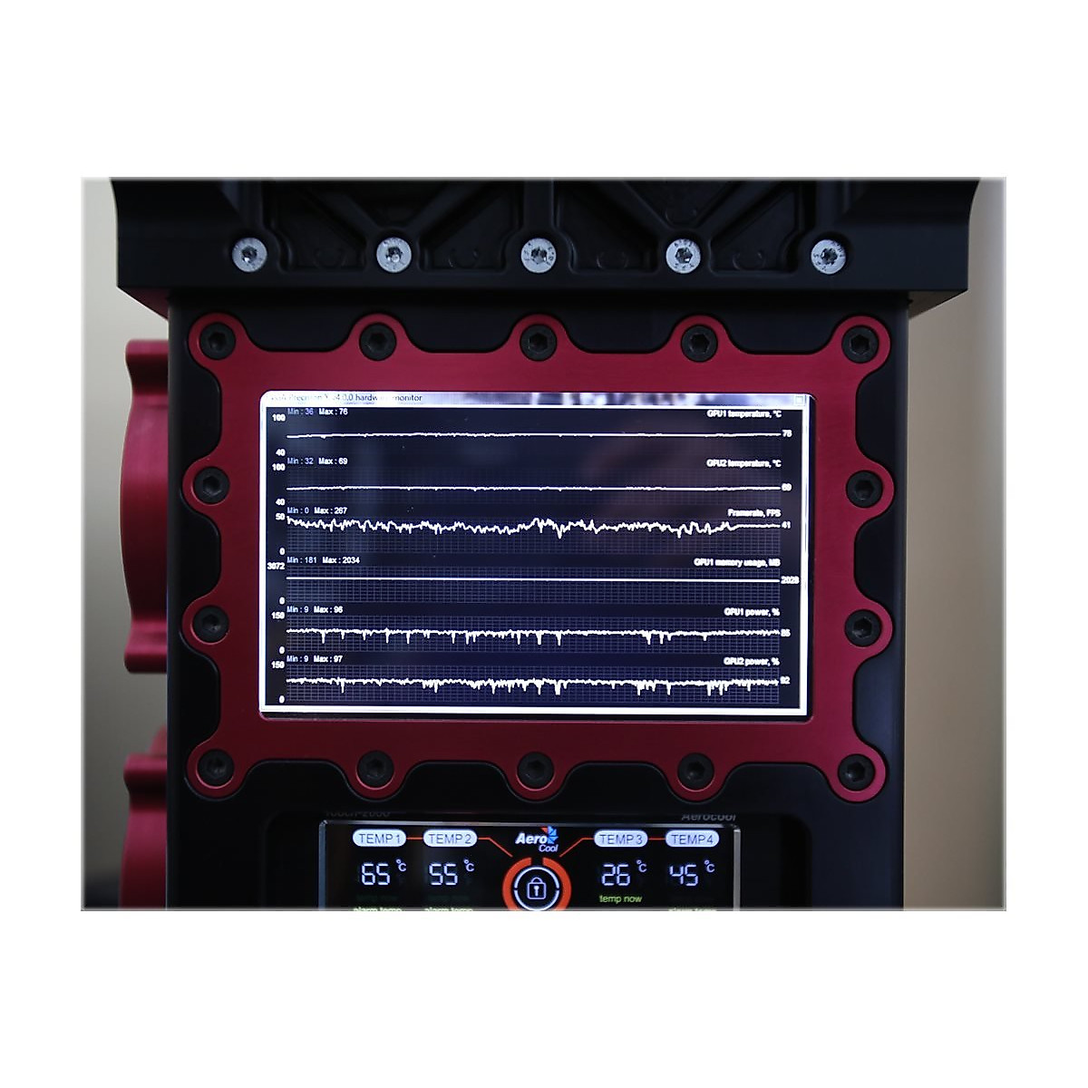 Mimo UM-1010A Magic Touch Deluxe 10.1'' LCD Monitor, Black