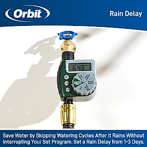 Orbit 62061Z Single-Outlet Hose Watering Timer, 1, Green