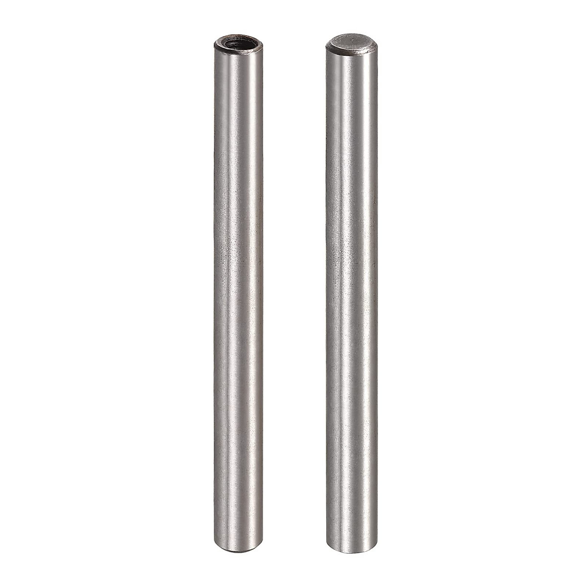 uxcell M4 Internal Thread Dowel Pin 2pcs 6x70mm Chamfering Flat Carbon Steel Cylindrical Pin Bed Bookshelf Metal Devices Industrial Pins