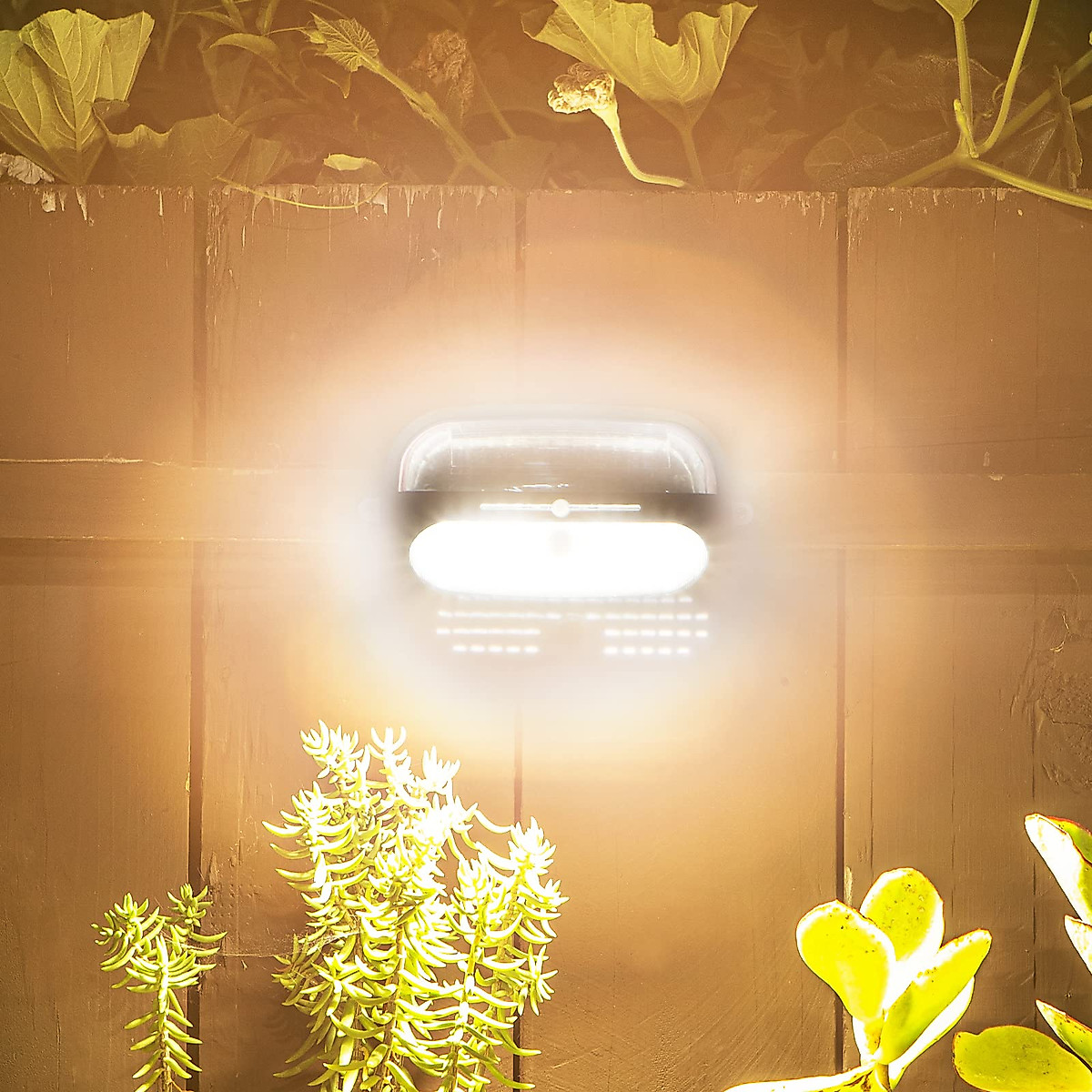 Solar Wall Light, Solar-Powered Motion Security Light, 25w,Provides Security for Your Garage, Driveway, Garden, and The Whole Property,SOLTECH