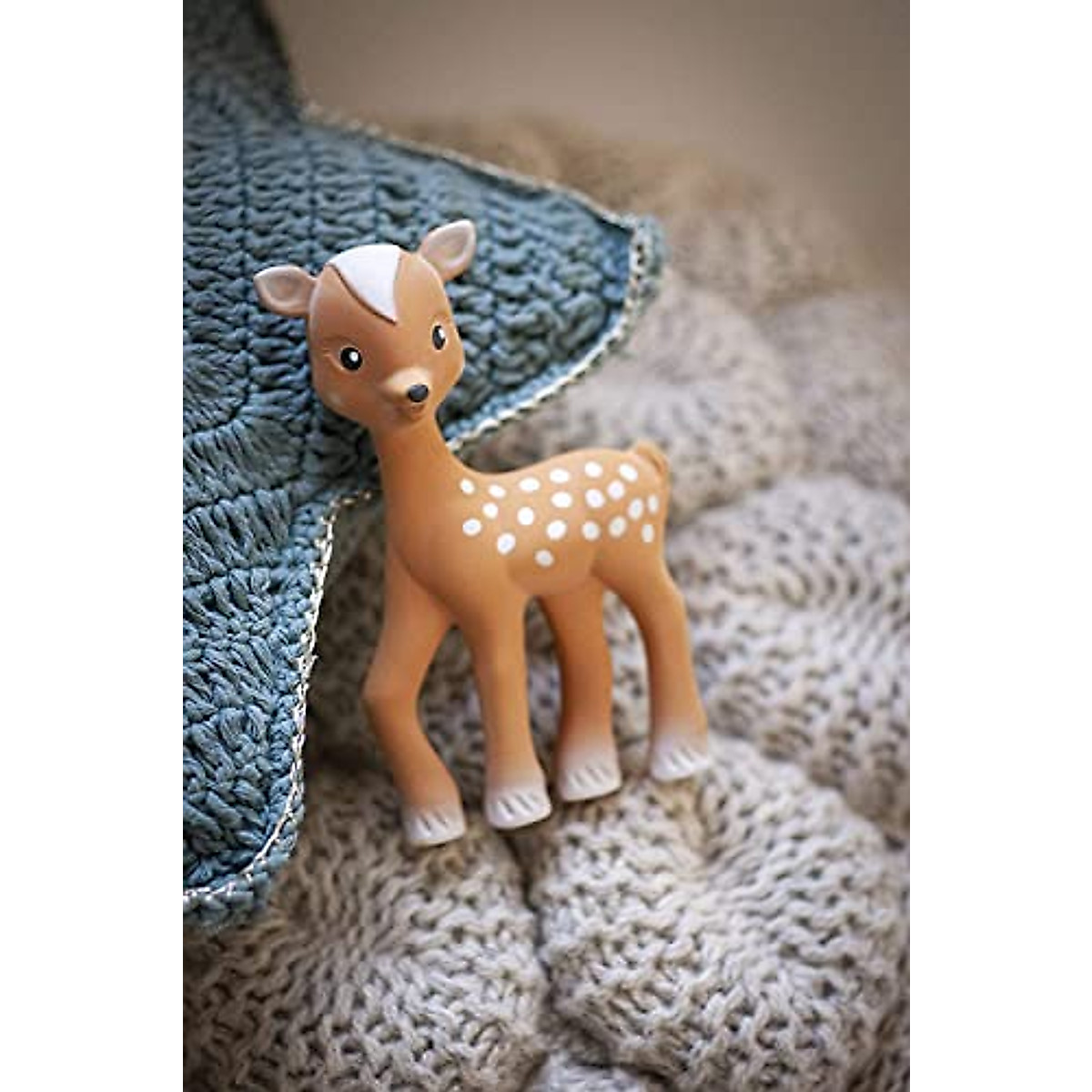 Vulli Sophie La Girafe Fanfan The Fawn Teether by Friend, Brown (616341)