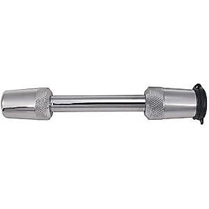 Trimax T5 Premium Chromed Forged Steel 5/8" Class V Extended Receiver Lock (3 1/2" Span), Silver