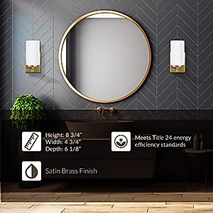 Sea Gull Lighting 4124601-848 Alturas Wall/Bath Sconce Vanity Style Fixture, One - Light, White