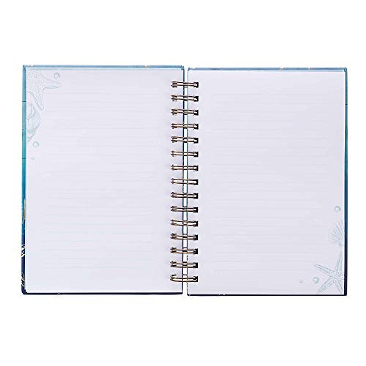 Christian Art Gifts Inspirational Journal Be Still Blue 192 Ruled Pages, Large Hardcover Notebook, Wire Bound