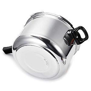 4L Stainless Steel Pressure Cooker Soup Meats Pot 7.8 in Outdoor Camping Cookware Gas Stove Cooking Pot Faster Cooking and Safety Pressure Release