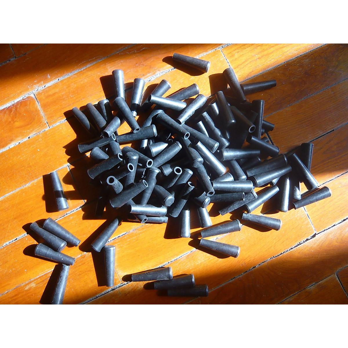 Tiger Shaft Black rubber blunts 125 Gr. for training or games/varied wholesale amounts (100pcs)