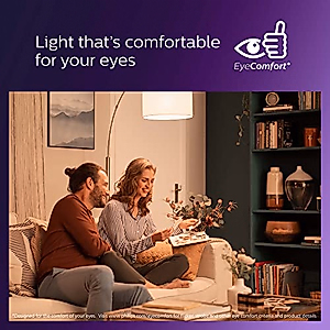 Philips LED Ultra Definition G16.5 Glass Light Bulb, EyeComfort Technology, Dimmable, 350 Lumen, Soft White Light (2700K), 3.5W=40W, E12 Base, 2-Pack (573303)