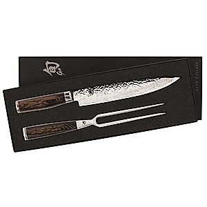 Shun TDMS0200 Carving Set, 1, Silver