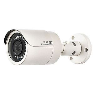 GW5037IP 5MP HD-IP PoE 2.8mm Fixed Lens Bullet Security Camera, Durable Metal Housing, Built in Microphone