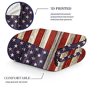 Reunbmq Super Soft Flannel Fleece Throw Blanket, Lightweight Sherpa Blankets Comfortable Bed Throws 3D Printed Blanket for Couch/Chair/Sofa/Bed/Dorm/Bedroom/Home (Wood Plank American Us Flag)