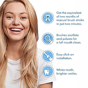 Replacement Toothbrush Heads for Oral B Braun, 20 Pk Professional Electric Toothbrush Heads, Brush Heads Refill for Oral-B Pro 1000, 7000, 9000, 6000, 5000, 3000, Genius, Vitality, Professional, Floss