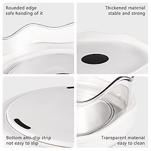 Lazy Susan Turntable Spice Rack Spinning Cabinet Organizer Rotating Condiment Tray Spinner for Pantry Kitchen Vanity Bathroom Jewelry Container Makeup Holder Cosmetic Storage (9 Inch)