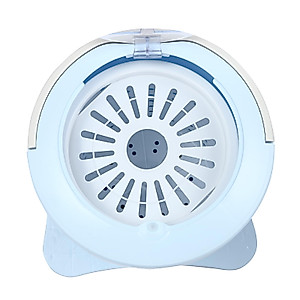 Hand Crank Clothes Wringer, Manual Clothes Dryer Dehydrator, Portable Lightweight Mini Clothes Dehydrator, Non Electric Pull Cord Spin Laundry Wringer, Small Cloth Washer For RV, Camping (Blue)