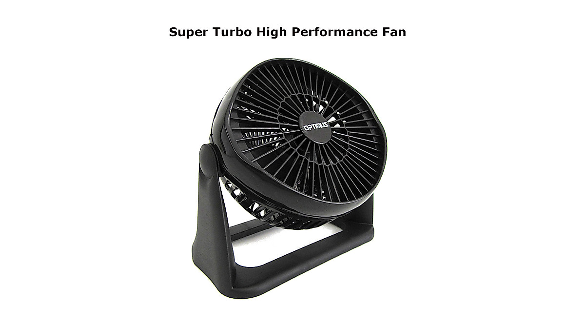Optimus 8" Turbo Air Circulator Fan - High Performance & Portable
