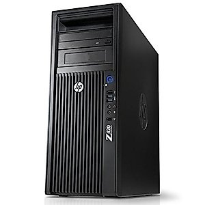 HP Z420 Gaming Computer,Quad Core Xeon CPU upto 3.8GHz CPU, 16GB RAM, New 240GB SSD & 1TB HDD, Windows 10 Pro, USB 3.0, DVD-RW, WiFi,Nvidia GeForce GT630 Support HDMI-(Renewedd)