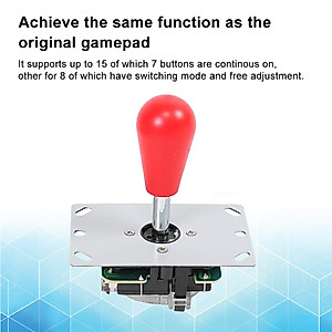 Classic Arcade Game DIY Parts, DIY Arcade Game 2xJoystick Set, USB Computer Chip Control Panel, 20xGamepad Button with Light Multiple Colour Kits for PS3/PC