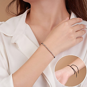 Tarsus White Elephant Gifts, Morse Code Bracelets Jewelry Gifts for Women Men Best Friend