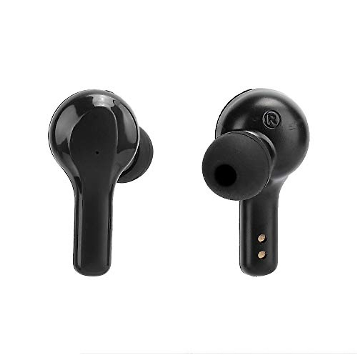 Zopsc Digital Display Bluetooth Earphone IPX4 Life Grade Waterproof Black Wireless Earbuds Intelligent in-Ear Sports Headphone(Black)