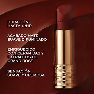 Lancôme L'Absolu Rouge Intimatte Hydrating Matte Lipstick - Buildable & Lightweight Formula with a Soft Matte Finish - Up To 12HR Comfort- 388 Rose Lancome: cool fushcia pink