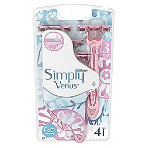 Venus - Simply3 Disposable Razors for Women - 4 Pieces